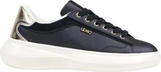 Liu Jo Femme, Chaussures, Noir, Taille: 35 EU Baskets &agrave; lacets plateforme