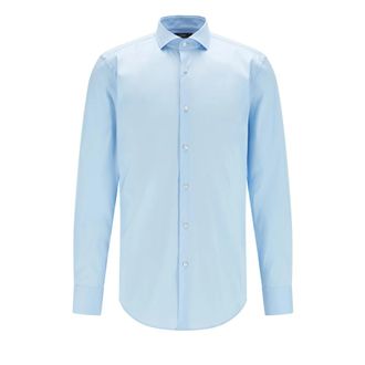 HUGO BOSS Homme, Chemises, Bleu, Taille: 3XL Chemise habill&eacute;e Slim Fit