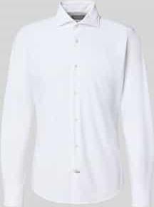 Joop Slim Fit Business-Hemd mit Kentkragen