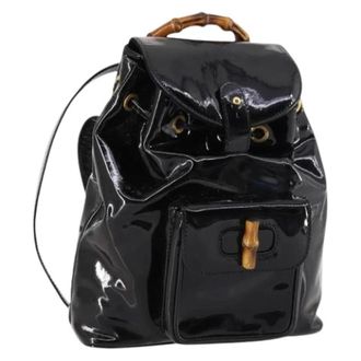 Gucci Pre-owned Rucksack aus beschichtetem Canvas - - Pre-owned - Damen - Schwarzk - ONE SIZE