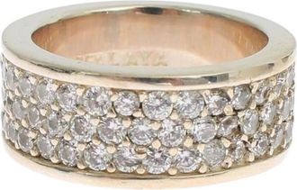 Nialaya Femme, Accessoires, Gris, Taille: 54 MM Bague en argent sterling avec cristaux clairs