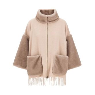 Herno Vestes en fausse fourrure et shearling - Femme - Vestes - Beige - Taille: 38 FR