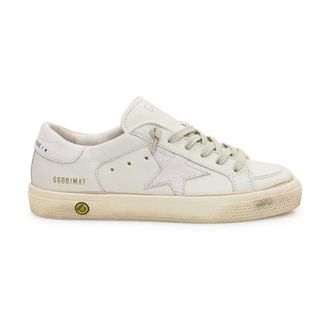 Golden Goose Homme, Chaussures, Blanc, Taille: 36 EU May Baskets