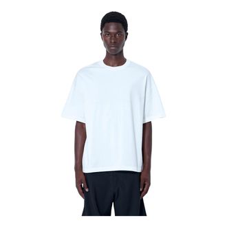 Jil Sander Basic Baumwoll-Jersey-Rundhals-T-Shirt - - Tops - Herren - Wei&szlig; - L