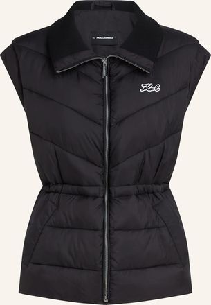 Karl Lagerfeld Mantel schwarz