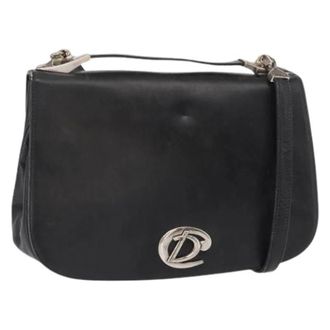 Dior Pre-owned Vintage Leder Handtasche - - Pre-owned - Damen - Schwarzk - ONE SIZE