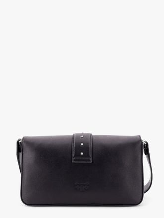 Pinko Womens Shoulder Bag Love One Black Leather