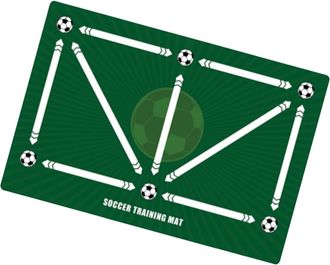 Generico Trainingsmatte für Agilitätsstufen, Fußball-Trainingsmatte - leises Design für Fußballtraining, verschleißfest, sichere Trittmatte für Inkraftraining
