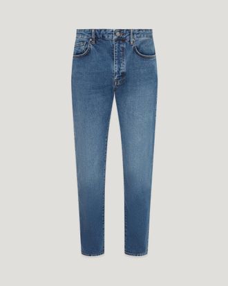 Belstaff B69 Jeans F&uuml;r Herren Washed Stretch Denim Helle Indigo-waschung W30l32