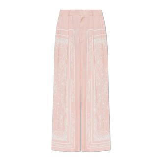 Balmain Femme, Pantalons, Rose, Taille: 40 FR Pantalon Imprim&eacute;