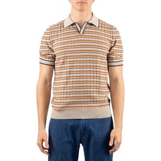 Gran Sasso Polo - - Tops - Herren - Beige - XL