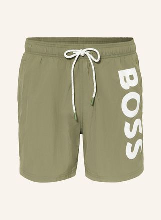 HUGO BOSS Badeshorts Octopus gruen