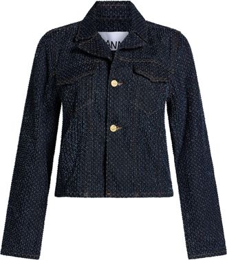 Ganni JACKEN & M&Auml;NTEL - Jeansjacken/M&auml;ntel auf YOOX.COM