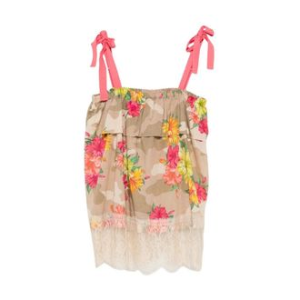 MY TWIN Twinset Top Fango - - Tops - Damen - Mehrfarbig - XS