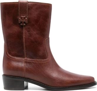Tory Burch Femme, Chaussures, Brun, Taille: 36 EU City Western Ankle Boot