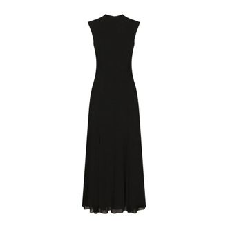 Dolce & Gabbana &Auml;rmelloses Midikleid - - Dresses - Damen - Schwarzk - XS