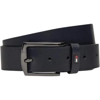 Tommy Jeans Denton 3.5 Lederg&uuml;rtel - - Accessories - Herren - Schwarzk - 110 CM