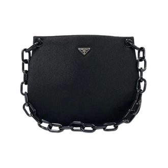 Prada Sac bandouli&egrave;re en toile Pre-owned - Femme - Pre-owned - Noir - Taille: ONE Size