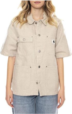 Carhartt Work in Progress Femme, Blouses et Chemises, Beige, Taille: 40 FR Chemises