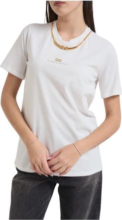 Elisabetta Franchi Damen, Oberteile, Wei&szlig;, SGr&ouml;&szlig;e