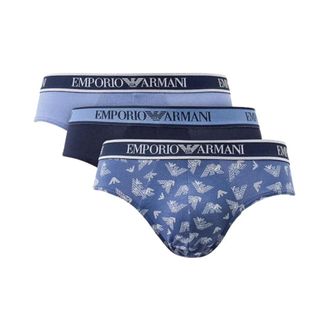 Emporio Armani Homme, Sous-vêtements, Bleu, Taille: S Slip Bleu Lingerie Élégante