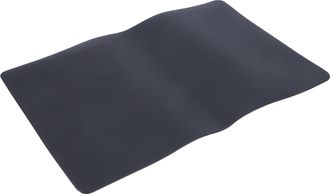 OSALADI DIYEAH wasserdichte &Ouml;labweisende Tischmatte aus Pu Leder Hitzebest&auml;ndig und rutschfest Schwarzes Platzset f&uuml;r Esstisch und Schutz vor Kratzern