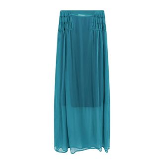 Dries Van Noten Femme, Jupes, Bleu, Taille: 40 FR Scarlett Skirt
