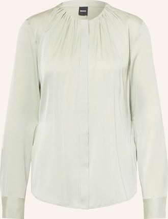 HUGO BOSS Bluse Banorah Mit Seide gruen