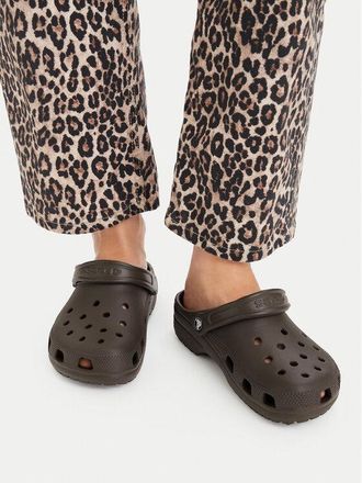 Crocs Pantoletten Classic 10001 Dunkelbraun