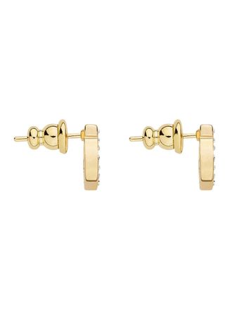 Ferragamo Womens Earrings Gancini Gold Metallic Brass