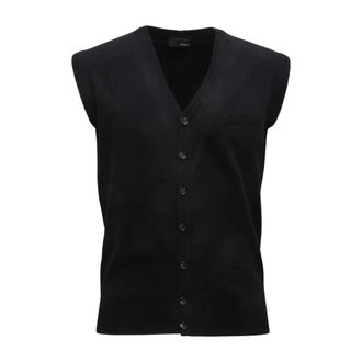 Tonello Homme, Vestes, Noir, Taille: S M0032 01M0520 Waistcoat