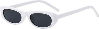 Generic Lunettes De Soleil Sport À Petite Monture For Homme, For Les Vacances En Plein Air, Déplacements Quotidiens, For Femme(White)