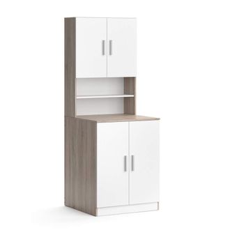 Vicco Waschmaschinenschrank Sonoma Liana 71x191x70 cm - Badezimmerschrank für die Waschmaschine, Versteckt die Maschine optisch und sorgt für EIN aufgeräumt