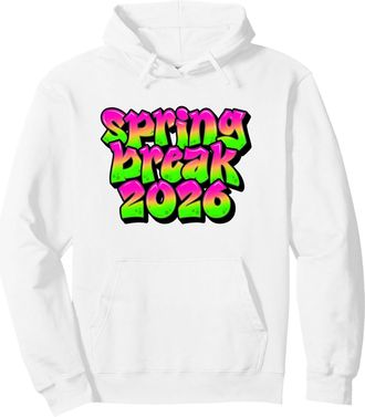BDAZ Spring Break 2026 Strandurlaubsreise mit Pink Green Cruise Pullover Hoodie
