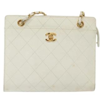 Chanel Sac bandouli&egrave;re vintage Pre-owned - Femme - Pre-owned - Blanc - Taille: ONE Size
