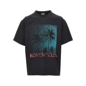 Balenciaga Front print oversized T-shirt Man S