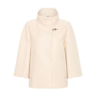 Fay Wei&szlig;e Wollmischungsjacke - - Jackets - Damen - Wei&szlig; - M