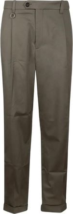 Paolo Pecora pantalon à plis - Marron