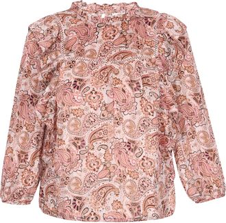 Usha Bluse Frauen hellrosa mehrfarbig