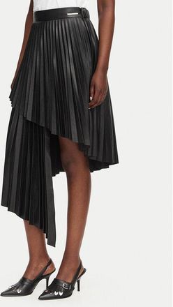 Karl Lagerfeld Rock aus Kunstleder B3W12008 Schwarz A-Line Fit
