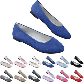 Generic Ballerines plates pour femme - Confortables et &eacute;l&eacute;gantes - Chaussures basses classiques unies - Style d&eacute;contract&eacute; - Super douces et confortables - Pou