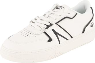 Lacoste Herren Low-Top Sneaker L001 123 7 SMA, M&auml;nner Halbschuhe,schn&uuml;rschuhe,schn&uuml;rer,Plateausohle,Sportschuhe,Weiss/SCHWARZ (147),40 EU / 6.5 UK