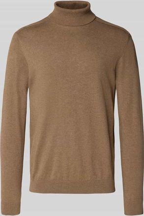 Selected Rollkragenpullover mit gerippten Abschlüssen