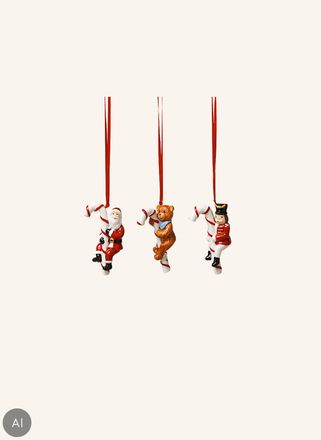 Villeroy & Boch Ornament, Zuckerstange 3-Teilig Nostalgic Ornaments weiss