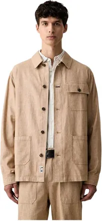 Scotch & Soda Veste chemise - Homme - Vestes - Beige - Taille: S
