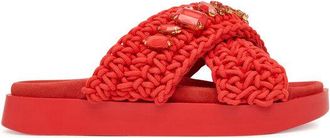 INUIKII Pantoletten Woven Stones 1004.003.0073 Rot