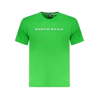 North Sails Homme, Tops, Vert, Taille: S T-shirt en coton
