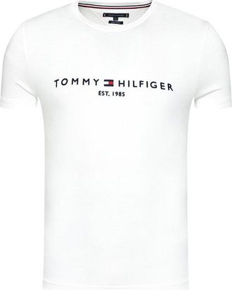 Tommy Hilfiger T-Shirt Core Logo Tee MW0MW11465 Weiß Regular Fit