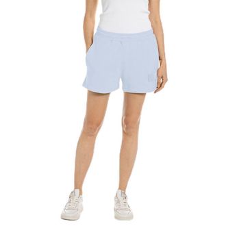 Replay Damen Shorts aus Baumwolle, Violett (Bright Periwinkle 667), M