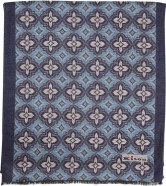 Kiton Tücher & Schals - Abstract Geometric Cashmere Scarf - Gr. unisize - in Bunt - für Damen